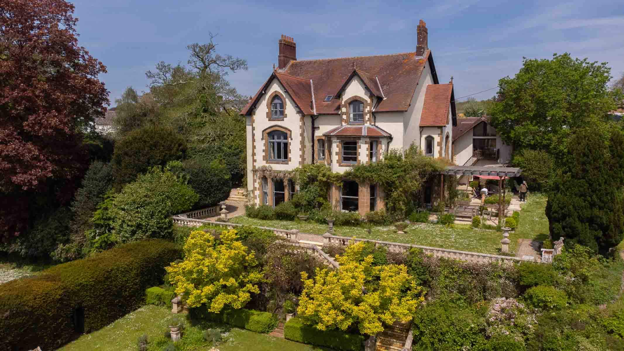 Victorian Rectory for 24 guests near Chumleigh - Party House